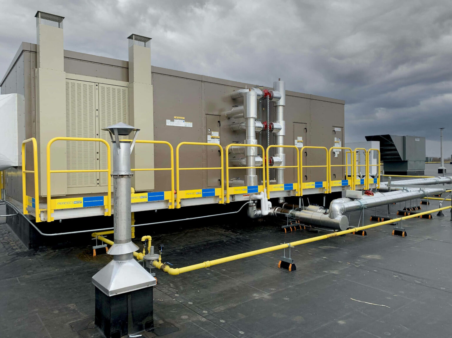 ErectaStep RTU access platform installation - ErectaStep