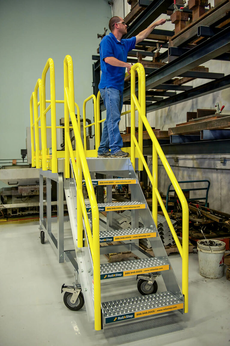 Rolling Work Platform with OSHA Compliance - ErectaStep