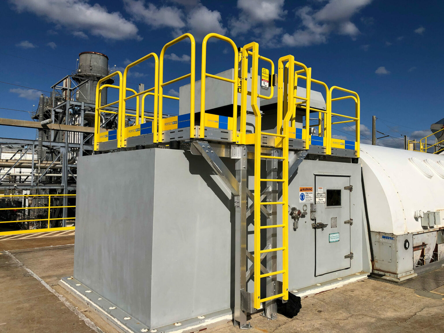 Power Generator Access Platforms | ErectaStep Prefabricated Stairs