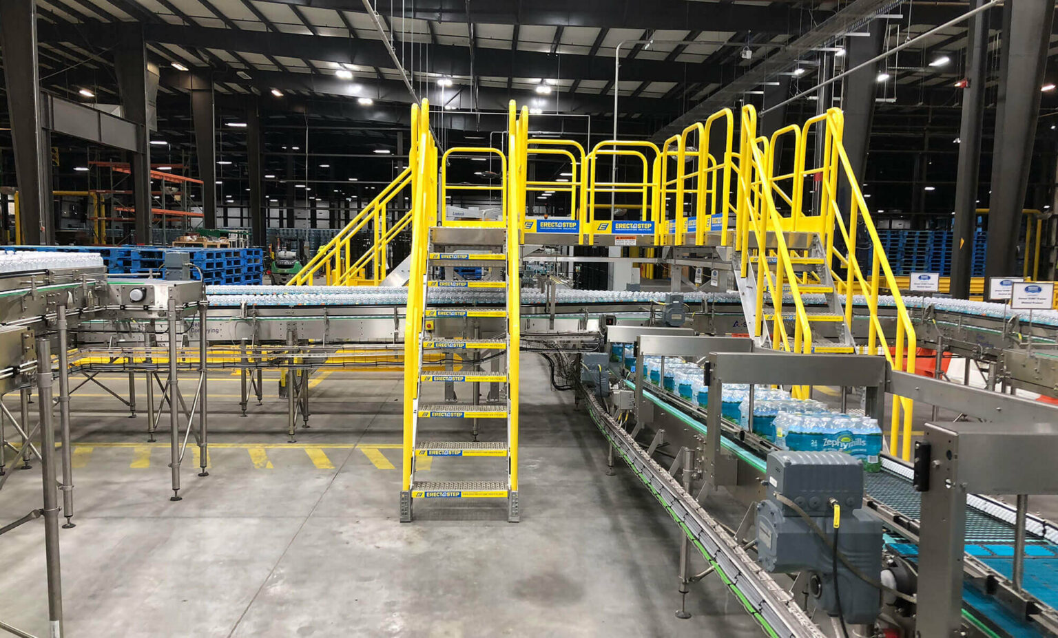 Crossover Stairs & Platforms | ErectaStep Prefabricated Stairs