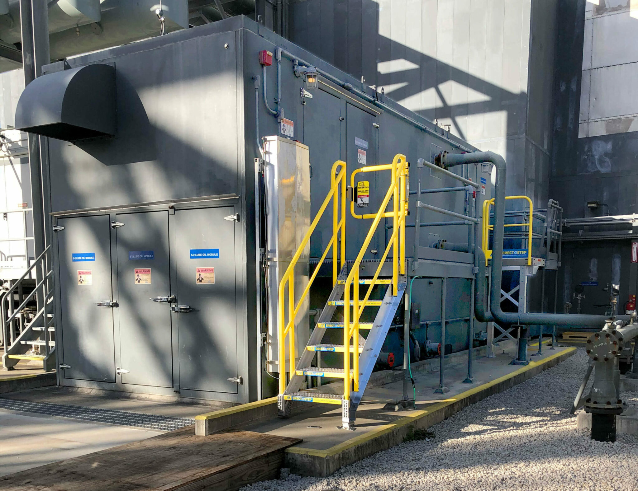 Customizable Maintenance Platforms | ErectaStep Prefabricated Stairs