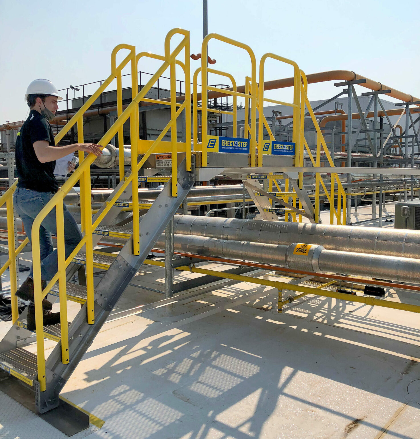 Rooftop Crossover Ladder - ErectaStep