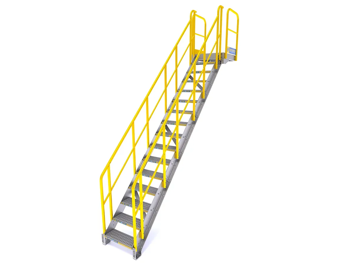Rooftop Stair & Crossovers | ErectaStep Prefabricated Stairs